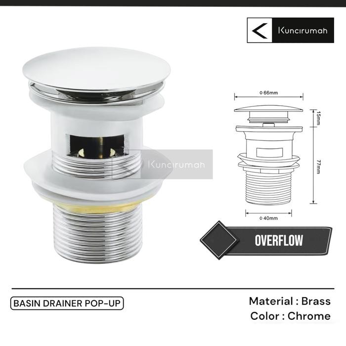 Jual JaMinsendCepat- Afur Wastafel Pencet Model Toto / Afur Wastafel Pop-Up Overflow | Shopee ...