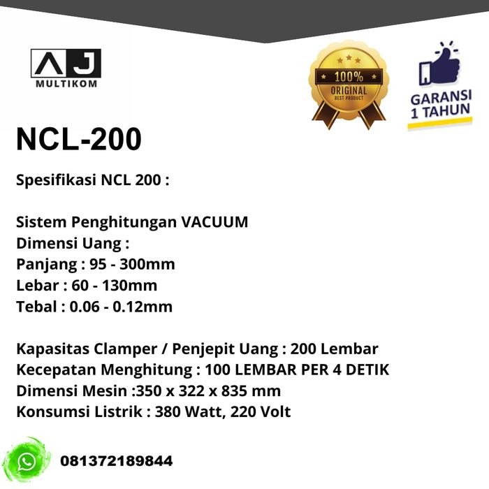Jual Mesin Hitung Uang NCL 200 | Shopee Indonesia