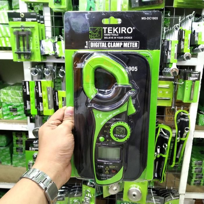 Jual Digital Clamp Meter Tekiro Tang Amper Meter Grab/Gosend | Shopee ...