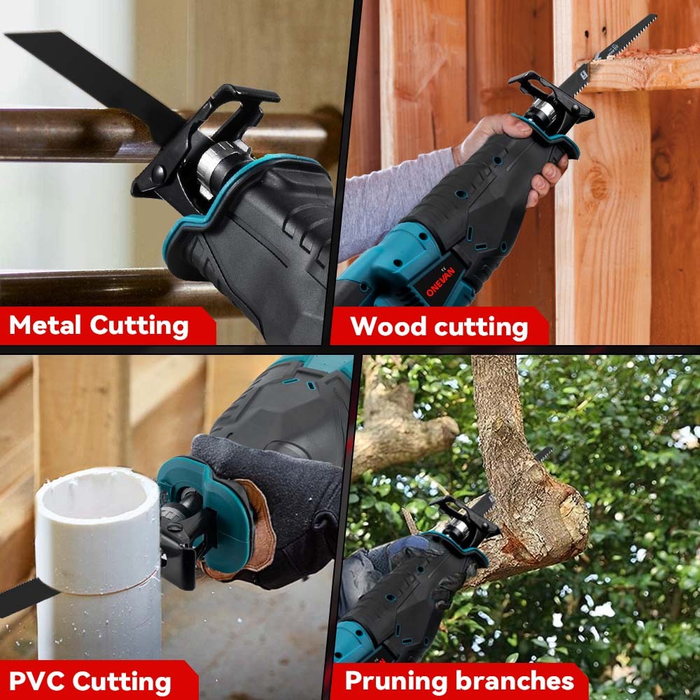 Jual ONEVAN 3000W 10000SPM Electric Reciprocating Saw Electric Chainsaw ...