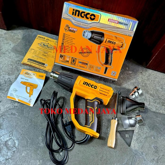 Jual Mesin Heat Gun Hot Air Gund Pemanas Angin HEAVY DUTY INGCO HG ...