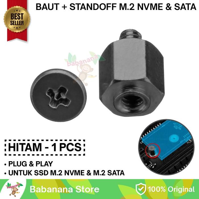Jual PREMIUM Baut M.2 NVME SATA Standoff Screw SSD M2 Peninggi Mur ...