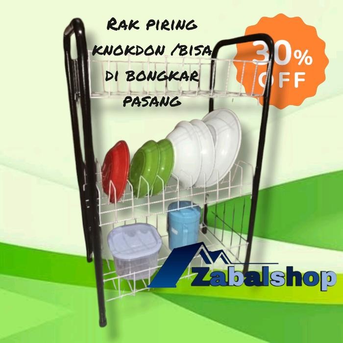 Jual ID RAK PIRING PIPO 3 SUSUN BISA DI BONGKAR PASANG RAK MEJA JUALAN ...