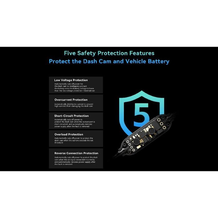 Jual Ddpai Obd Intelligent Hardwire Kit 24H Parking Monitoring Type-C ...