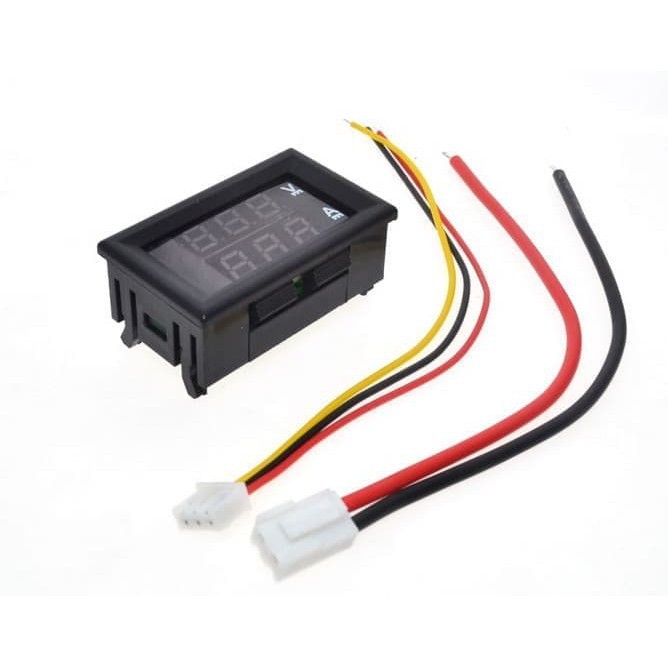 Jual TerbaikTerlarisNIh- Voltmeter Amperemeter Digital Dual Display 100V 10A LED Volt Ampere ...
