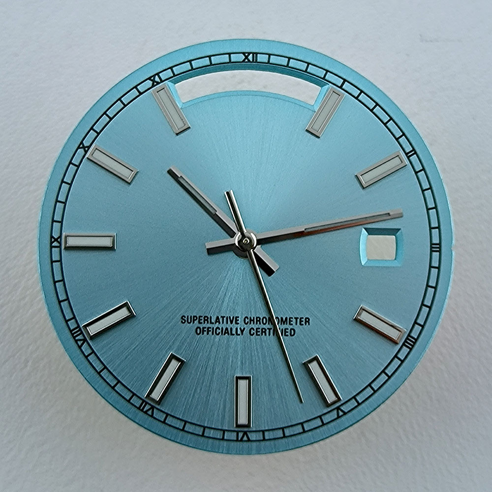 Jual Miyota 8285 Dial 31Mm Watch Dial Custom Logo Dial Green Luminous ...