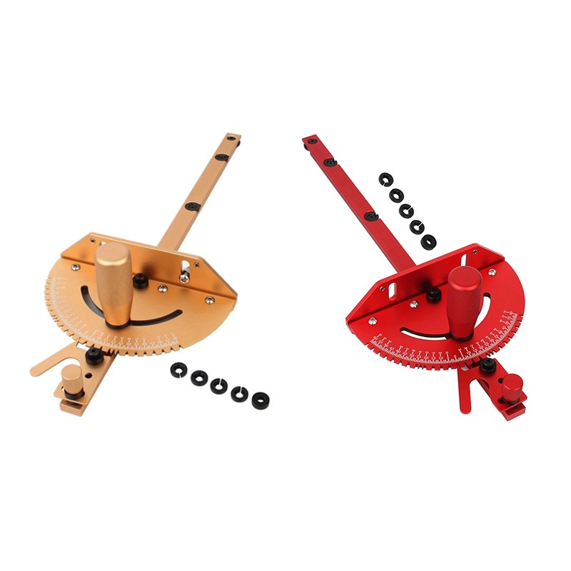 Jual Miter Gauge Aluminum Alloy Handle Benche Table Saw Router Miter ...