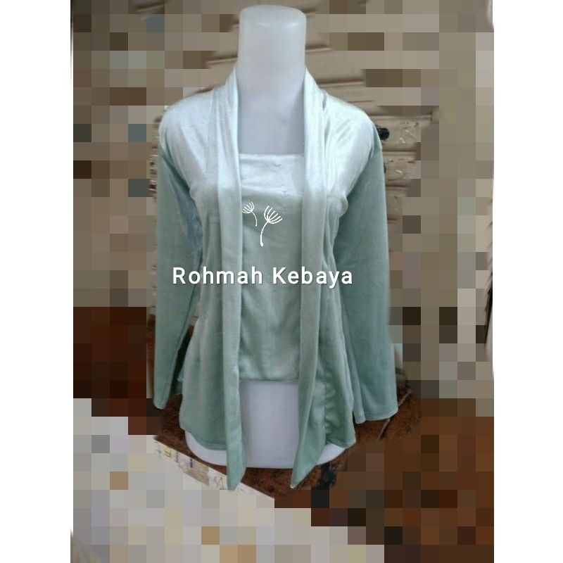 Jual Premium Rohmah Kebaya - Atasan Kebaya Kutu Baru Bludru / Kebaya Atasan Kutubaru / Kebaya ...
