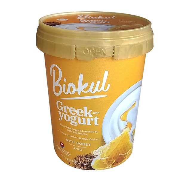 Jual BIOKUL GREEK YOGURT HONEY 473 GR - YOGURT BEST SELLER | Shopee ...