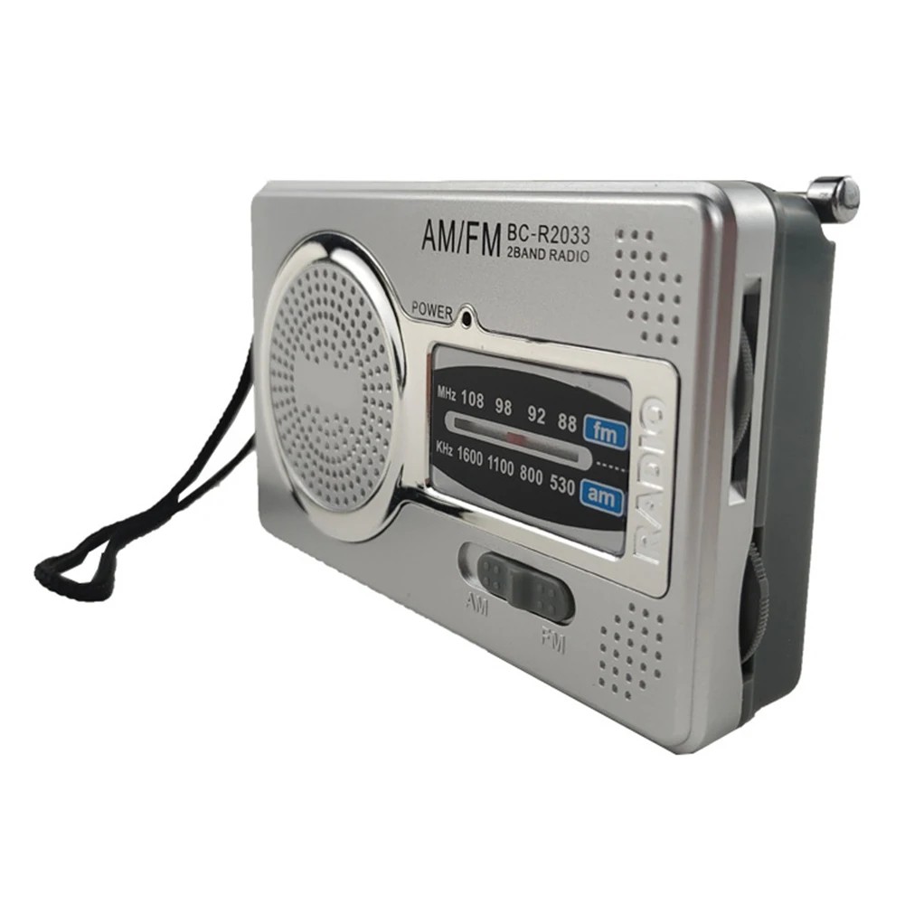 Jual AM FM Mini Radio AM/FM Dual Band Portable Pocket Radios With Loud ...