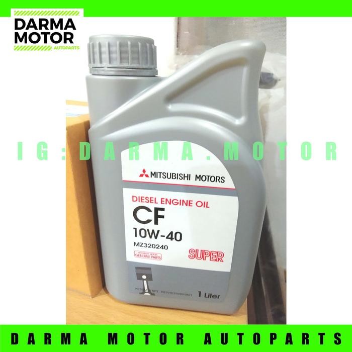 Jual Oli Mesin Diesel Mitsubishi Cf 10W-40 Ori Asli Kode 099 | Shopee Indonesia