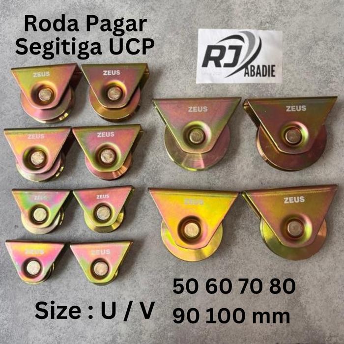 Jual New Roda Rel Pagar Bubut Besi AS Bearing Galvanized Sliding Gate ...