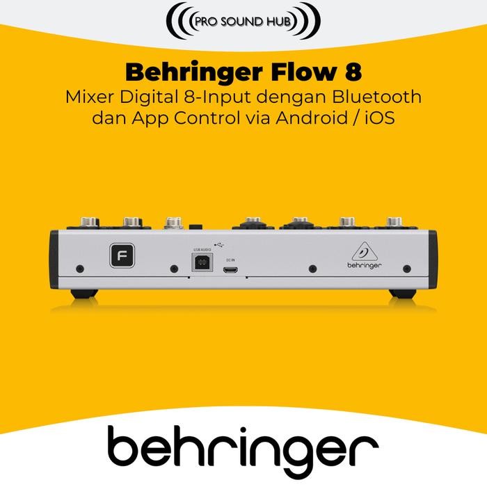 Jual New- Behringer Flow 8 Flow8 Mixer Digital Usb Audio Interface ...