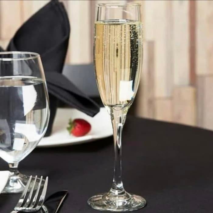 Jual 1 Set 6Pcs Gelas Ampagne Flute/Wedding Toast/ Gelas Kaca | Shopee ...