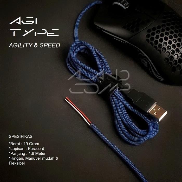 Jual Kabel/Cable Mouse Keyboard Paracord Custom Usb Type-C # ...