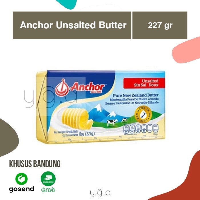 Jual (Expert) Anchor Unsalted Butter 227g / Mentega Tawar Anchor | Shopee Indonesia
