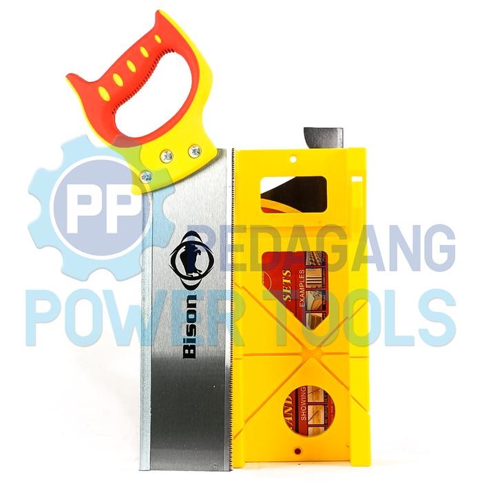 Jual PREMIUM BISON GERGAJI PIGURA 12 INCH POTONG KAYU SUDUT SIKU BACK ...