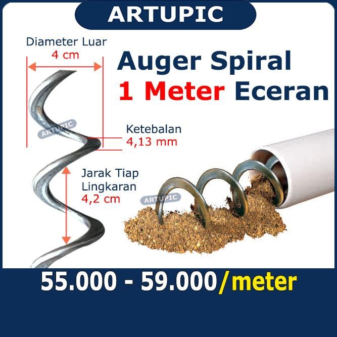 Jual PREMIUM Auger Spiral 1 meter Eceran - Tempat Pakan Otomatis Ayam ...