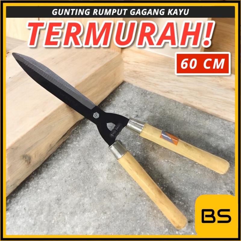 Jual Gunting Rumput Gagang Kayu LOKAL Taman Kebun Dahan Ranting Daun ...