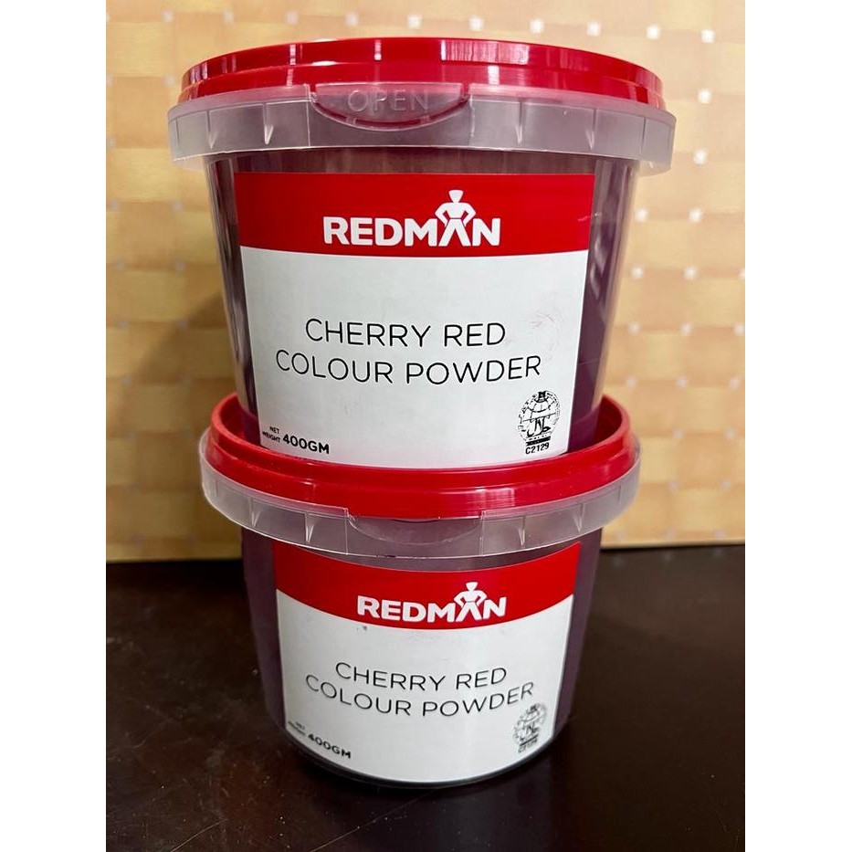 Jual Redman Cherry Red Colour Powder 50Gram Pewarna Makanan Merah Halal ...