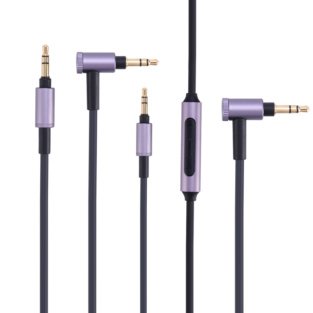 Jual 3.5mm AUX Earphone Audio Cable Volume Control 1.5m Headphone Audio ...