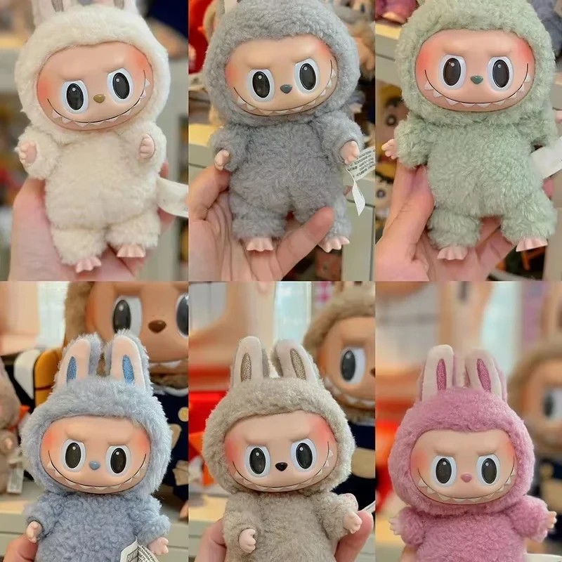 Jual For Labubu The Monsters Vinyl Face Doll Heart-Moving Macaron Doll ...
