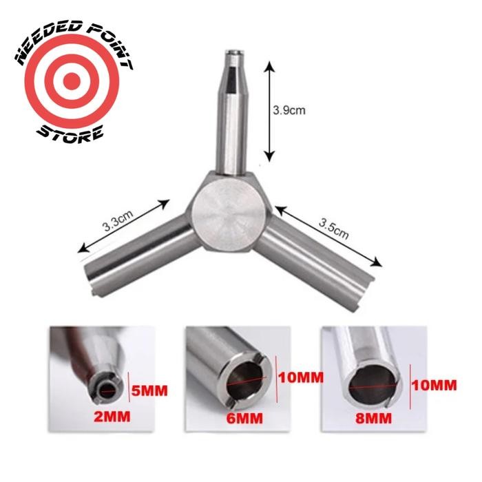 Jual Ready!! THOR Ultimate Airsoft Stainless Steel Valve Key for ...