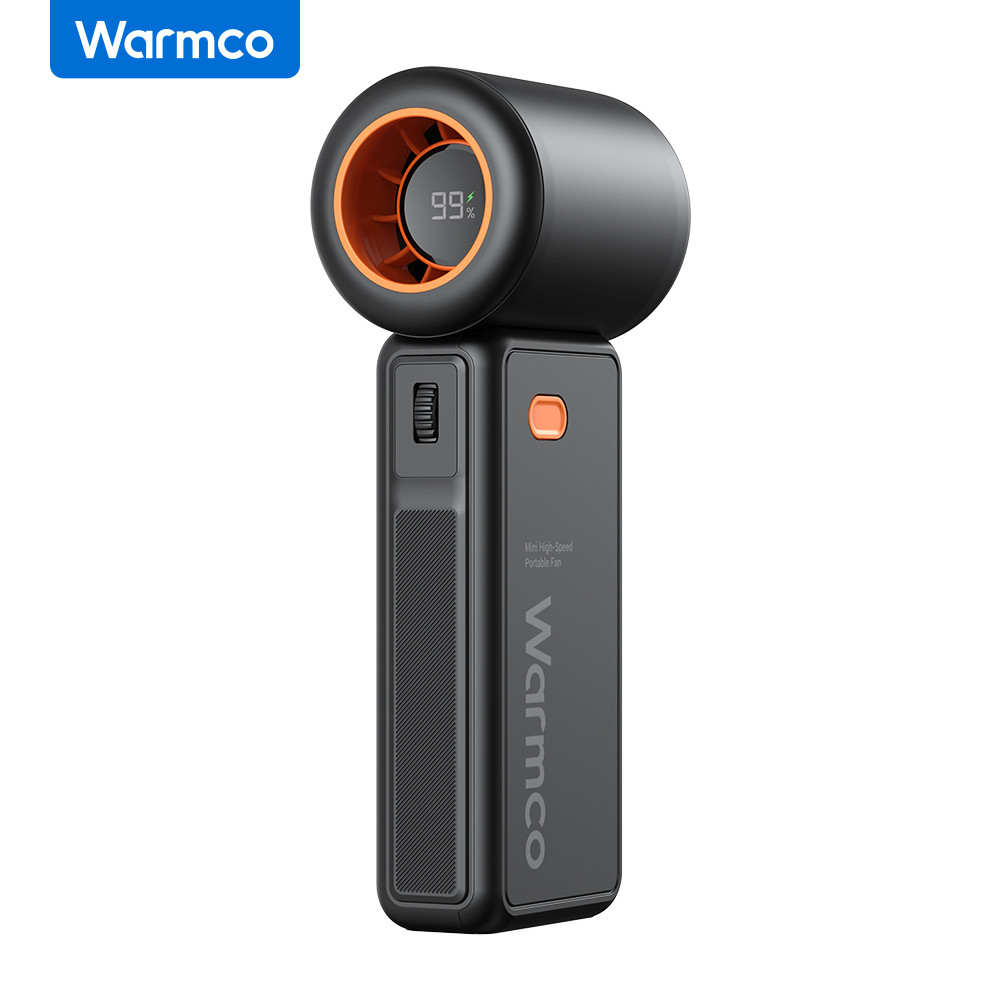 Jual Warmco Portable Handheld Fan, 5000Mah Powerful Mini Turbo Fan ...
