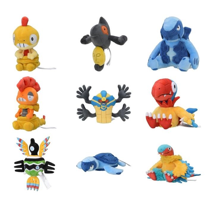 Jual Pokemon Fit Plush Boneka Scraggy Yamask Tirtouga Archen Sigilyph ...