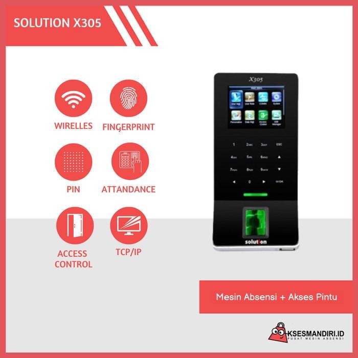 Jual MESIN ABSENSI FINGERPRINT DAN ACCESS DOOR SOLUTION X305 KUALITAS TERBAIK | Shopee Indonesia
