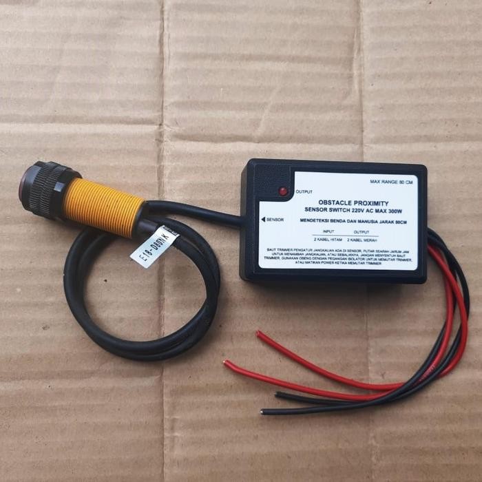 Jual Saklar Sensor Deteksi Orang Benda Jarak 80Cm 220V Ac Proximity ...