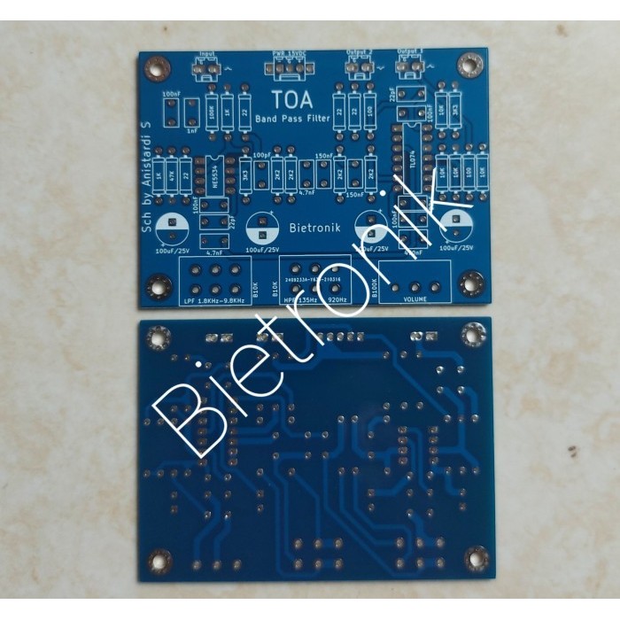 Jual PCB TOA Band Pass Filter Dauble layer | Shopee Indonesia