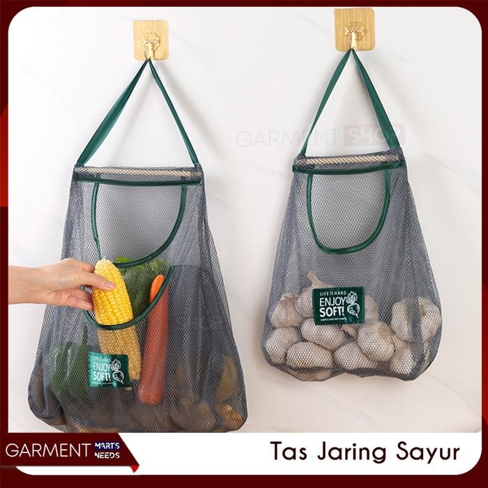 Jual PREMIUM Keranjang Bawang Gantung Tempat Bawang Gantung Estetik Tas ...