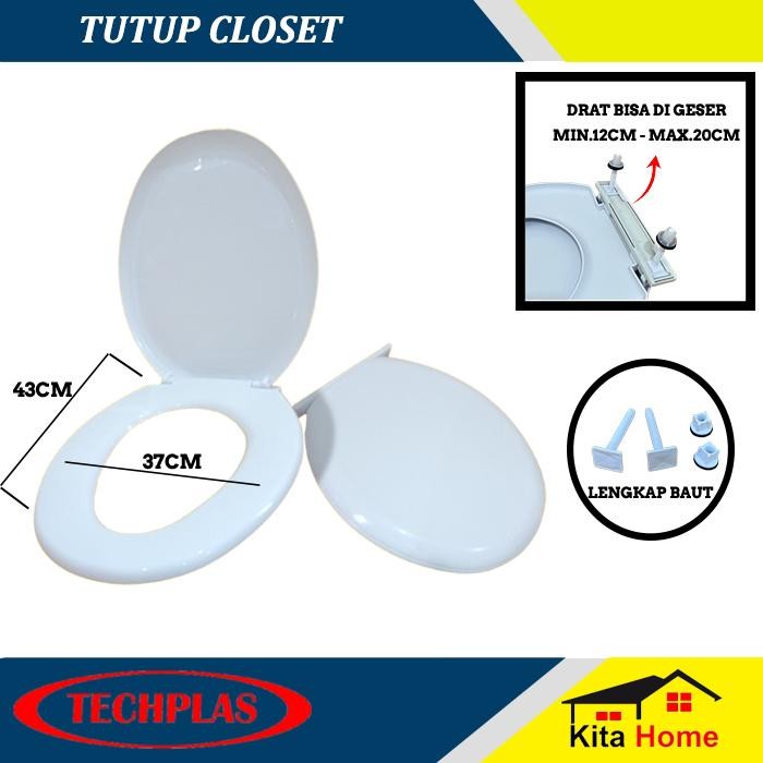 Jual Tutup Closet Duduk Model Toto All Type American Standard-Pvc Tebal ...