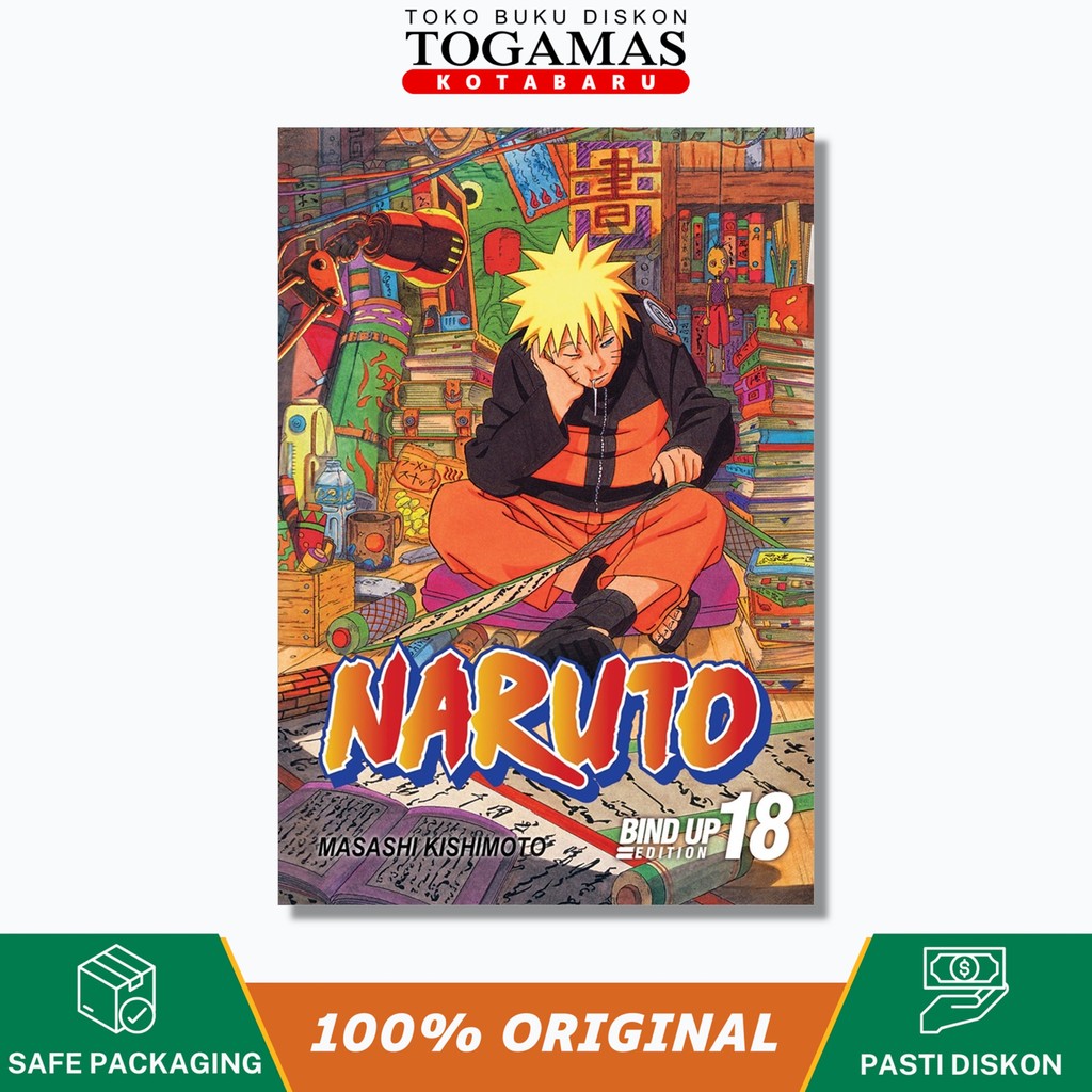 Jual NARUTO BIND UP EDITION 18 - MASASHI KISHIMOTO | Shopee Indonesia