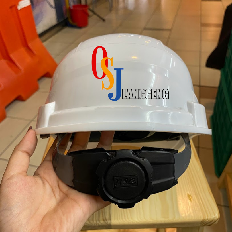 Jual Helm Safety NSA Vented Putih SNI - Fastrack Putar, Tali Dagu ...