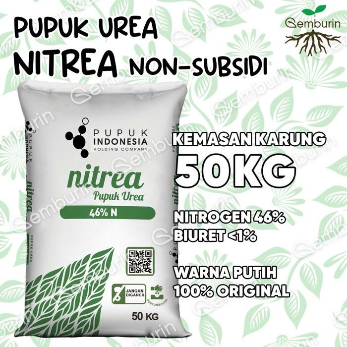 Jual Pupuk Urea Nitrea KARUNG 50KG ASLI PABRIK Non-Subsidi / Nitrogen ...