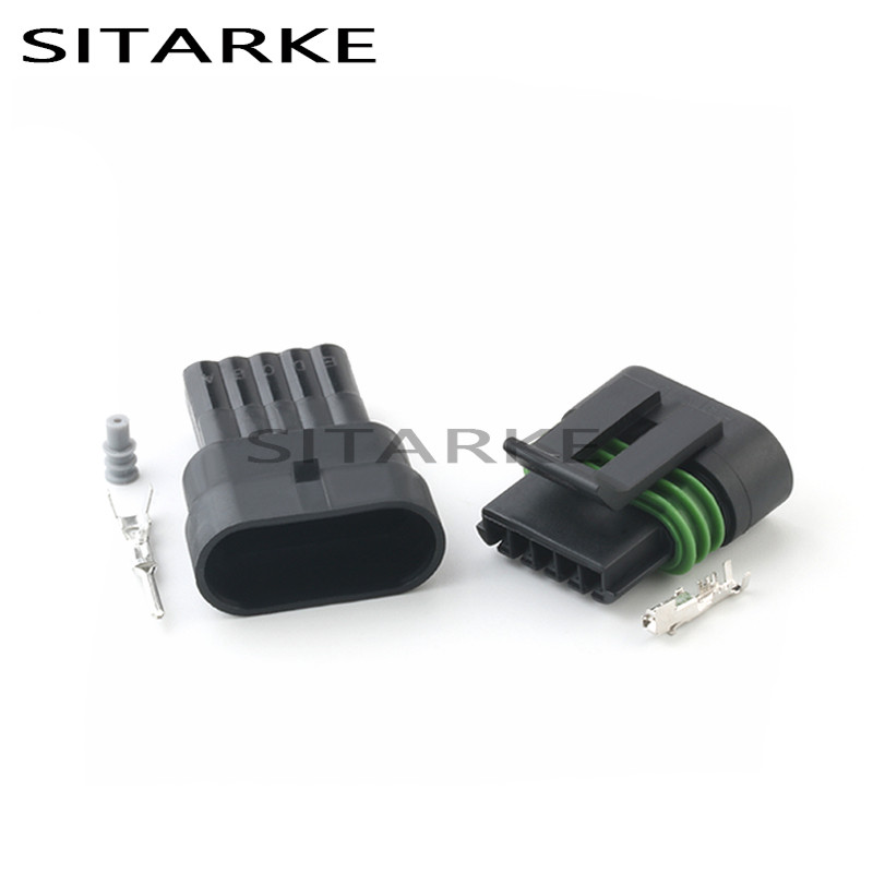 Jual 10 Sets 5 Pin 1.5mm Waterproof Delphi GM LS2 Ignition Coil ...