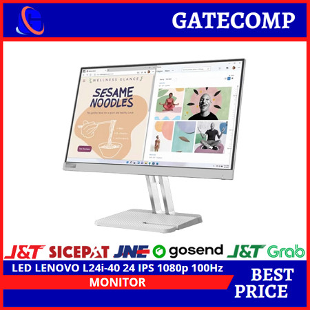 Jual Monitor LED LENOVO L24i-40 24" IPS 1080p 100Hz VGA HDMI | Shopee ...