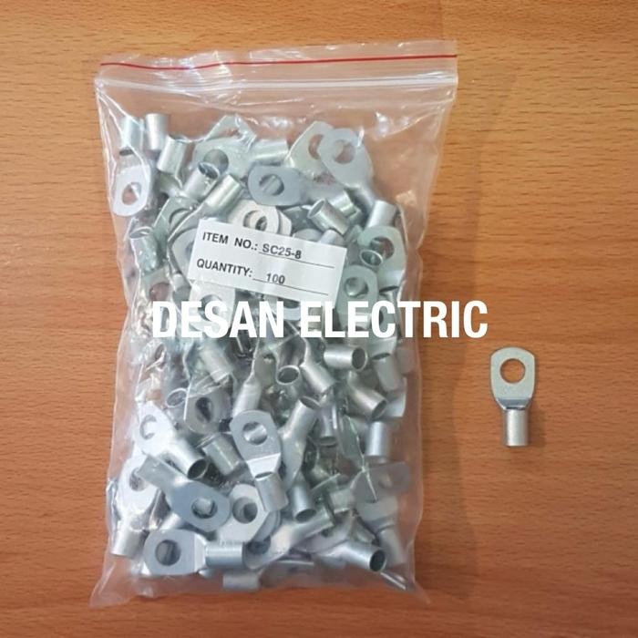 Jual Skun Kabel Sc 25Mm / Cable Lug Sc 25 - Lubang Baut 6, 8, 10, 12 | Shopee Indonesia