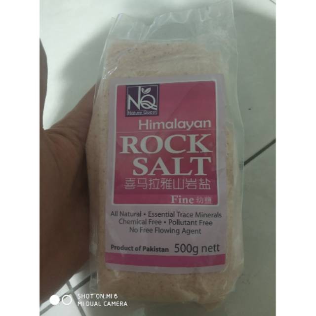 Jual Himalayan Salt Fine Garam Himalaya Halus 500 Gram Organic | Shopee ...