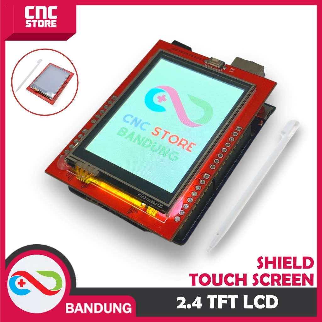 Jual MD 2.4 TFT LCD TOUCH SHIELD MODULE FOR ARDUINO UNO MEGA | Shopee Indonesia
