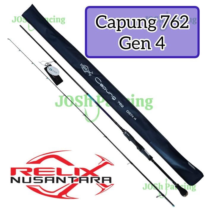 Jual Joran Capung 762 Gen 4 5-10lb Relix nusantara 228cm spinning ...