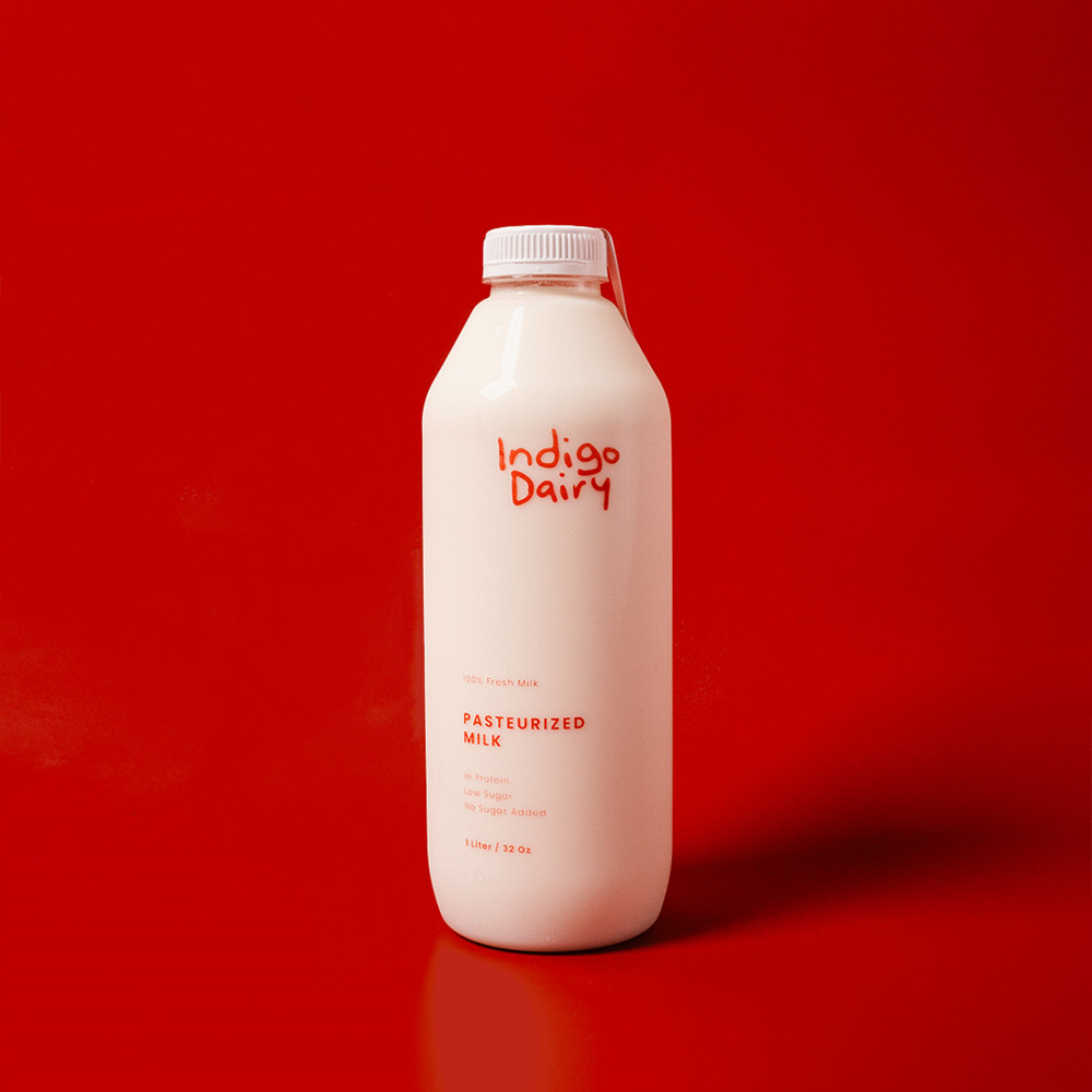 Jual Susu Murni Pasteurisasi Indigo Dairy Fresh Milk 1 Liter / 1000 Ml ...