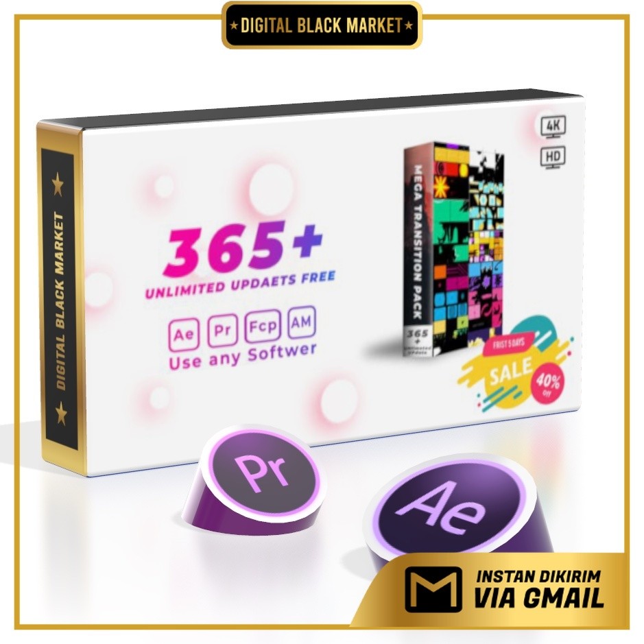 Jual ID308 - Mega Transition Pack - for capcut filmora kinemaster vn davinci premiere pro after ...