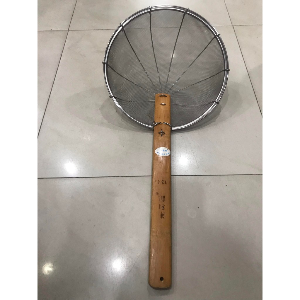 Jual SARINGAN MINYAK HONGKONG WITH BAMBOO HANDLE | Shopee Indonesia