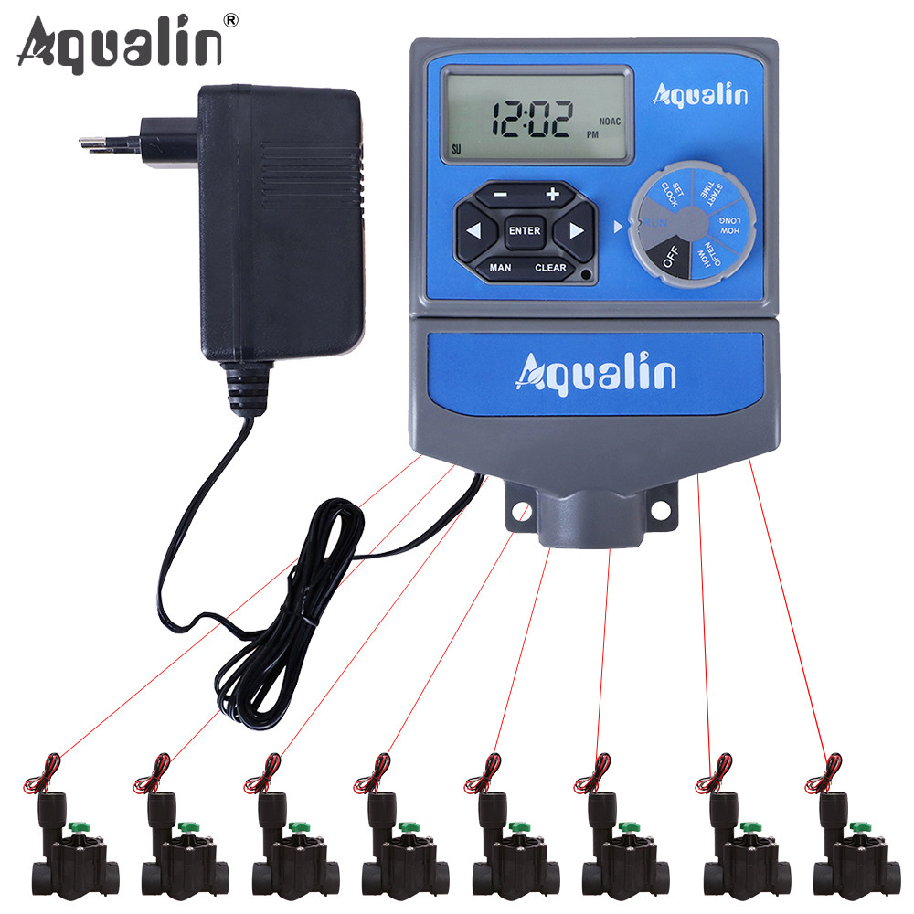 Jual 8 Stasiun Taman Irigasi Otomatis AC 230V Pengendali Input Sistem ...