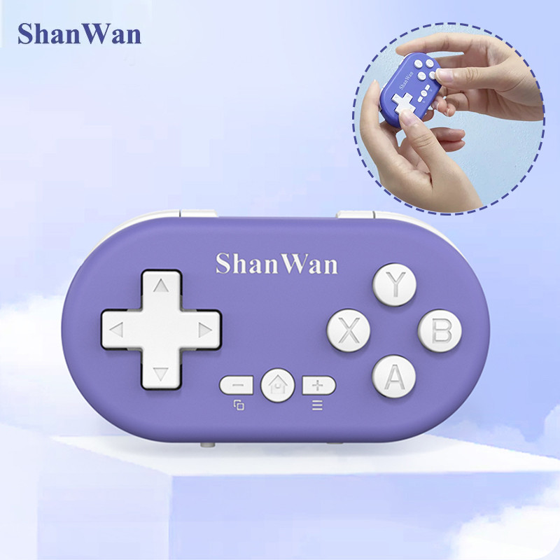 Jual Shanwan Micro Wireless Bluetooth Controller Pocket Sized Mini ...