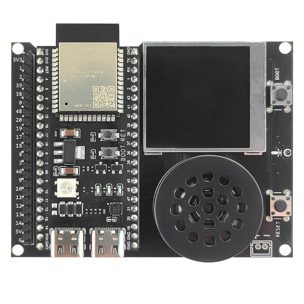 Jual NEW ESP32 S3 N16R8 Development Board with 1.54 Inch TFT Display Speaker Expansion Adapter ...