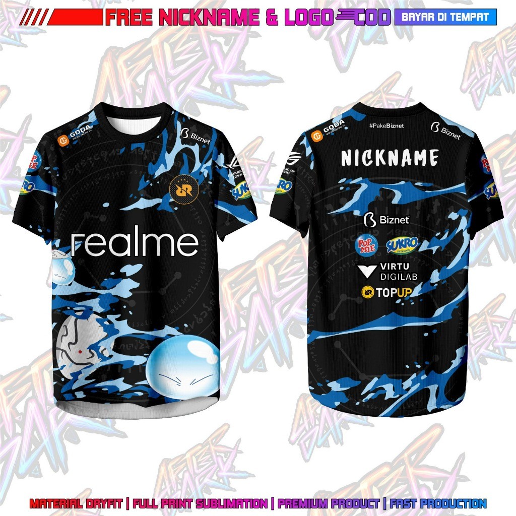 Jual JERSEY RRQ SEASON-15 HOME/AWAY BISA DI CUSTUM GRATIS PASANG NAMA ...